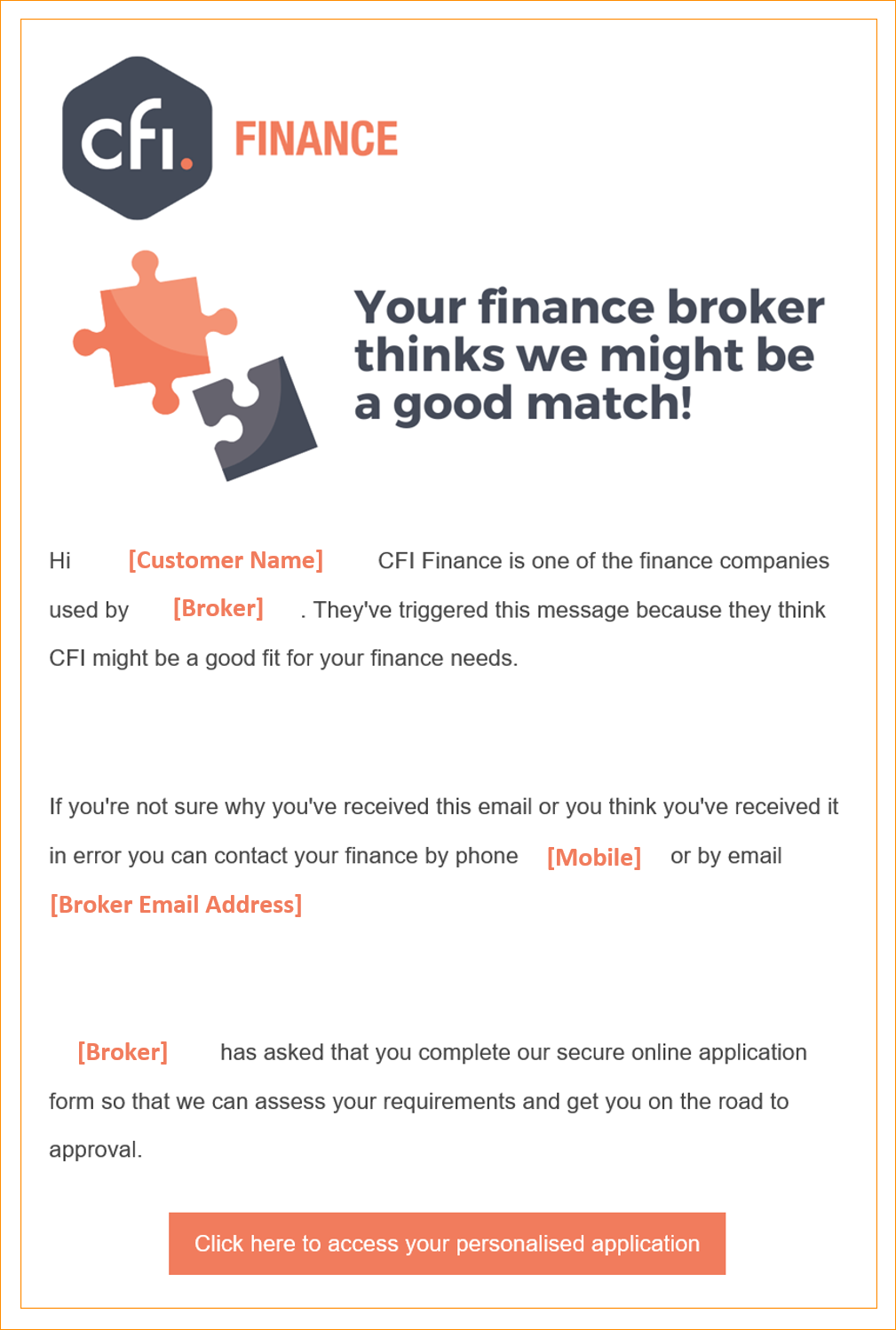 Online Application Form | CFI Finance